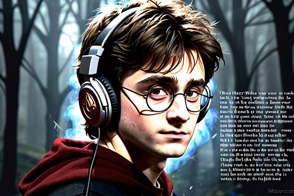 Create a Harry Potter listenin | image created by SPM | Tensor.Art