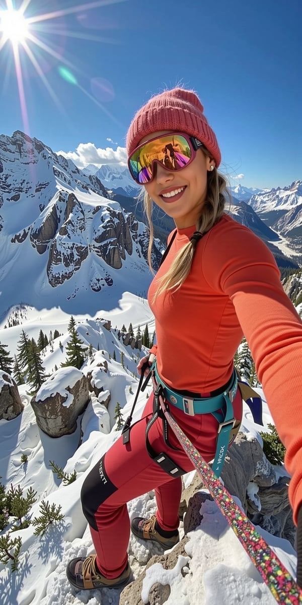 Sam, Mountain Climbing With He | image created by A. Iris | Tensor.Art