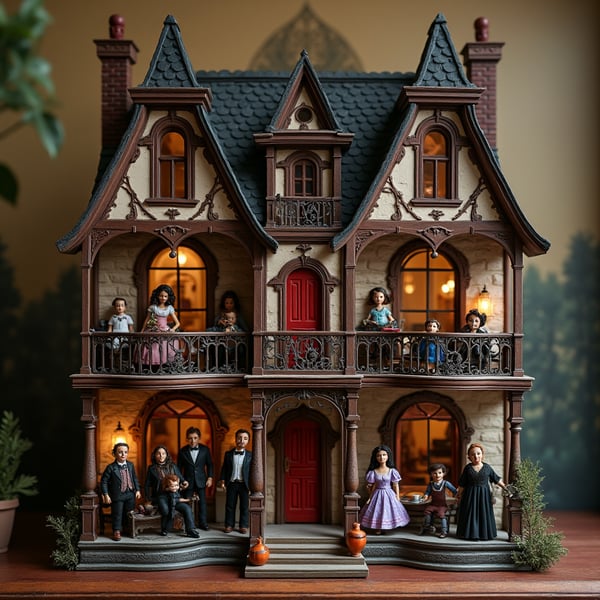 Dolls House of the Deads | image created by Jay Zen | Tensor.Art