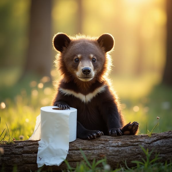 Do Bears Shit in the Wood ? 🌲 | image created by Jay Zen | Tensor.Art