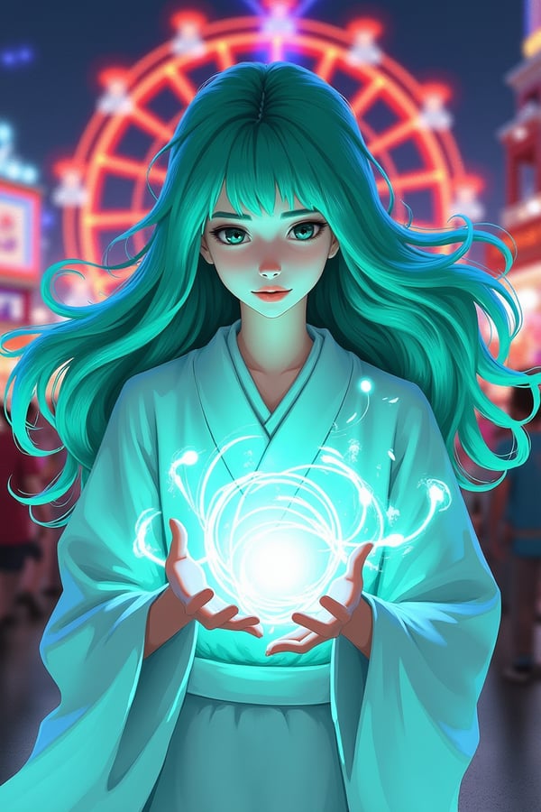 Yu Yu Hakusho - Ice Maiden Yuk | image created by Yuokid | Tensor.Art