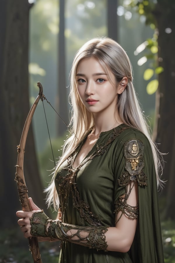 A young ethereal elf with fair | image created by FINIFISH | Tensor.Art