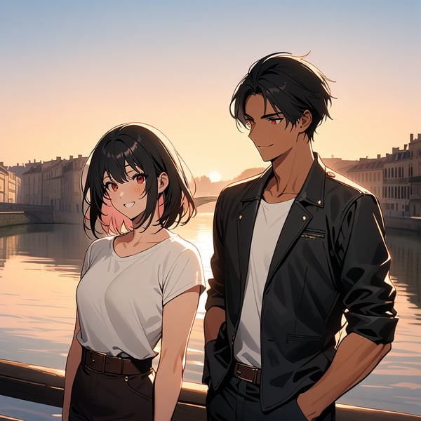 KUSANAGI and his girlfriend ar | image created by KUSANAGI | Tensor.Art