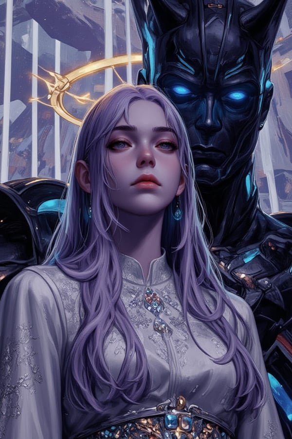 A fantasy digital painting fea | image created by user ...