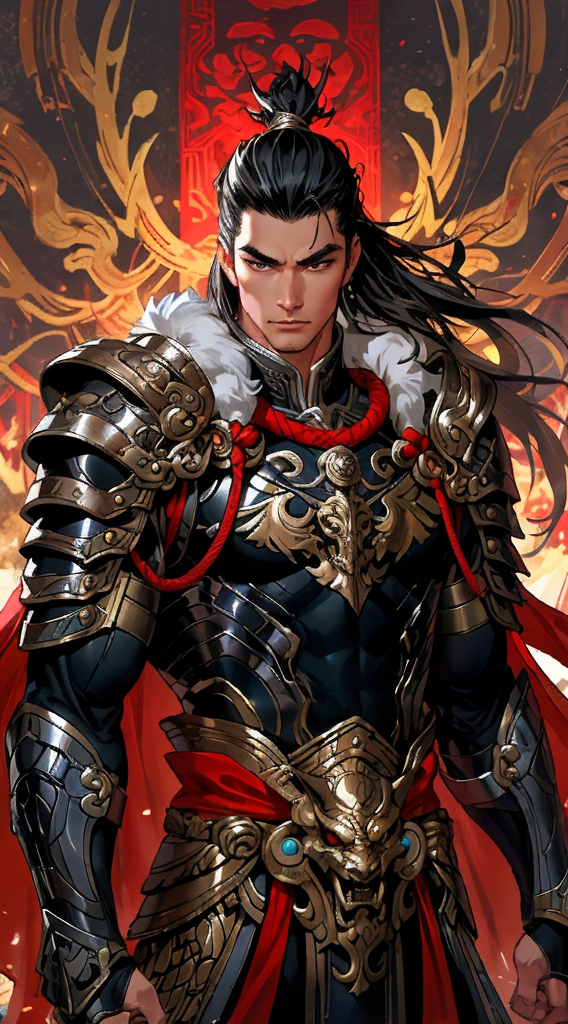 A gallant Erlang Shen, the anc | image created by 邪剑长空 | Tensor.Art