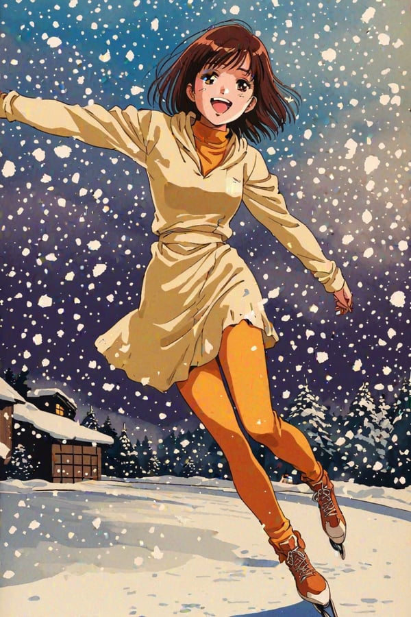 ice skating | image created by Chikamekintoki | Tensor.Art