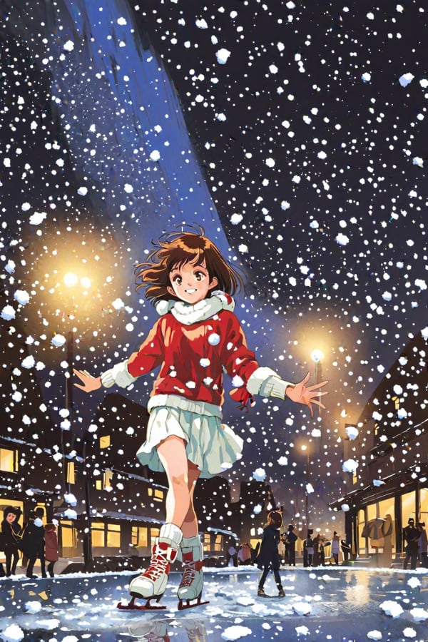 ice skating | image created by Chikamekintoki | Tensor.Art