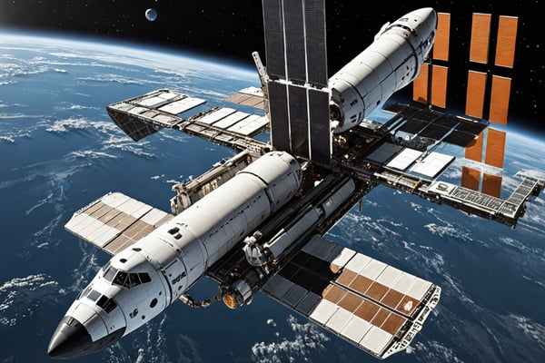 Space Lab | image created by Star Fox | Tensor.Art