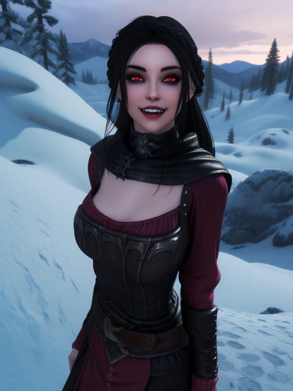 Serana (Skyrim) | image created by xVoRoNx | Tensor.Art