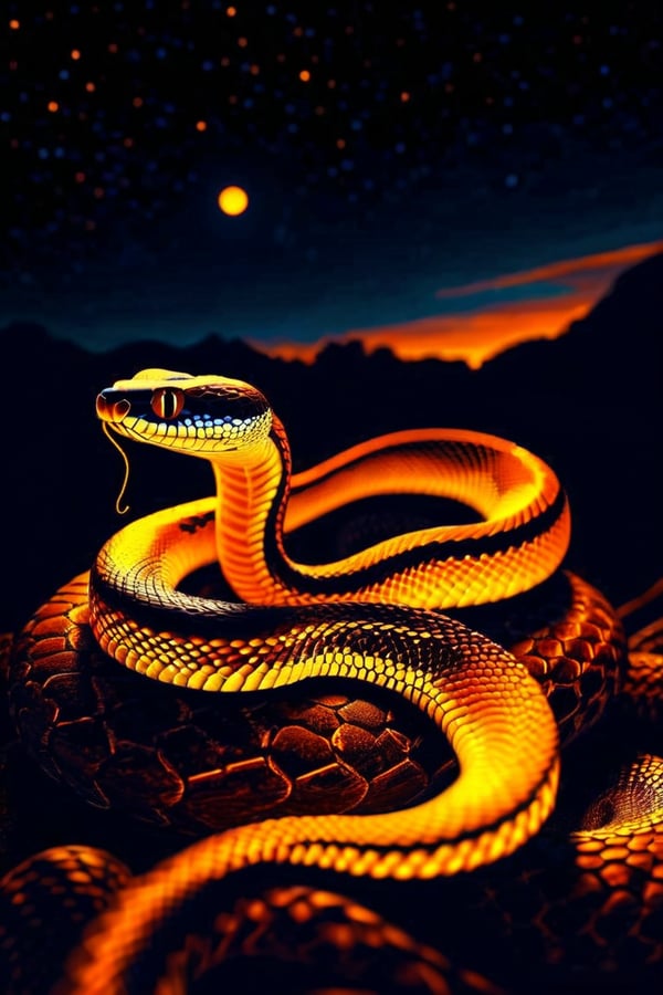 [Snake]FANTASY ART | image created by xVoRoNx | Tensor.Art