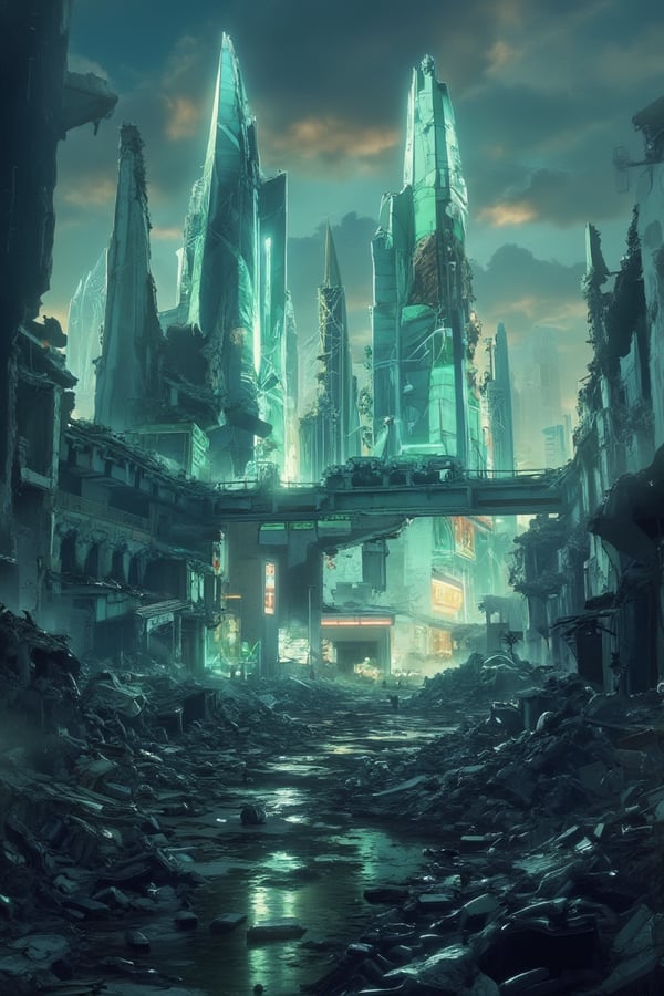 POST APOCALYPTIC. FANTASY ART | image created by xVoRoNx | Tensor.Art