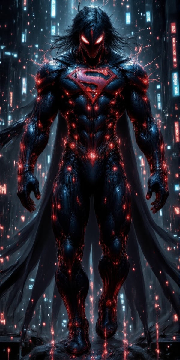 Long black haired joker !(Batm | image created by DARK SLIKE | Tensor.Art