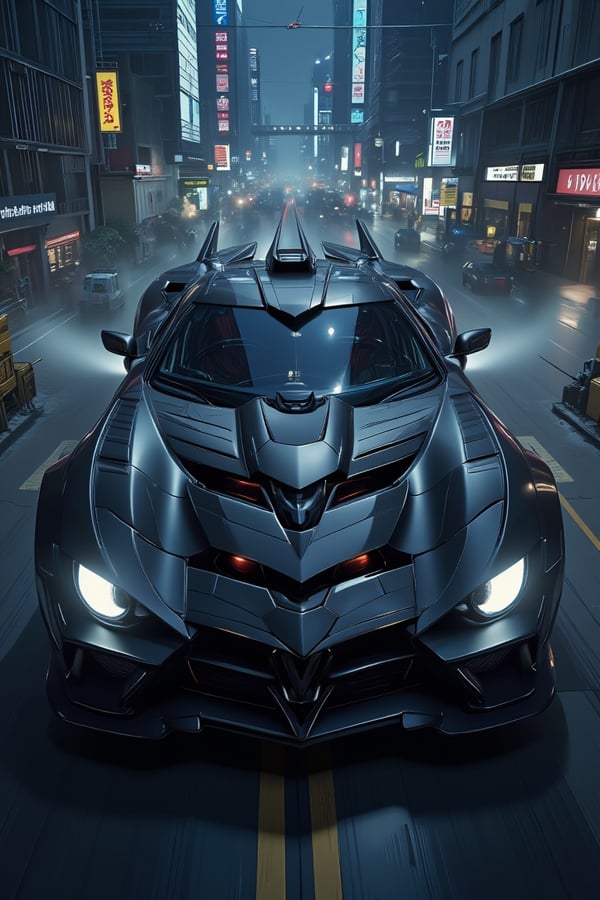 Bat Car | image created by zDKZ | Tensor.Art
