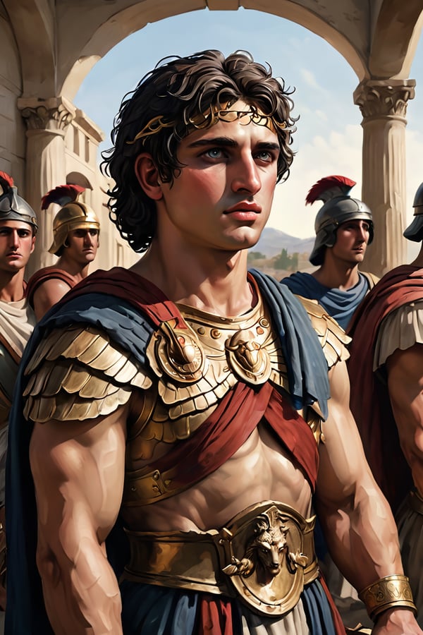 Realism, Alexander the Great, | image created by ArchaonLord | Tensor.Art