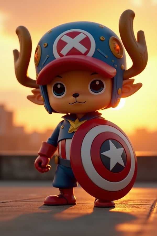 Tony Tony Chopper in Captain A | image created by VINOVA | Tensor.Art