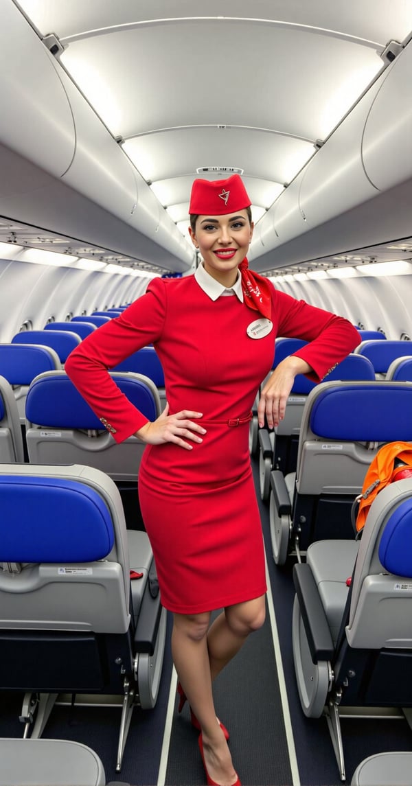 A russian flight attendan - Free AI Image | Tensor.Art | Tensor.Art