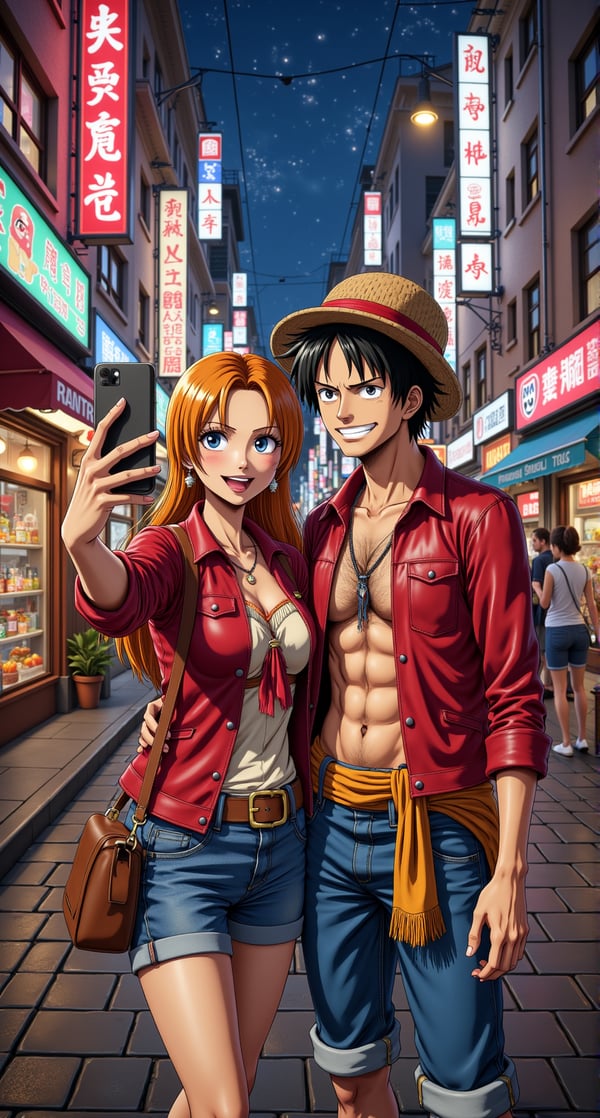 Nami (from anime One Piece) ta | image created by ZloyOrk | Tensor.Art