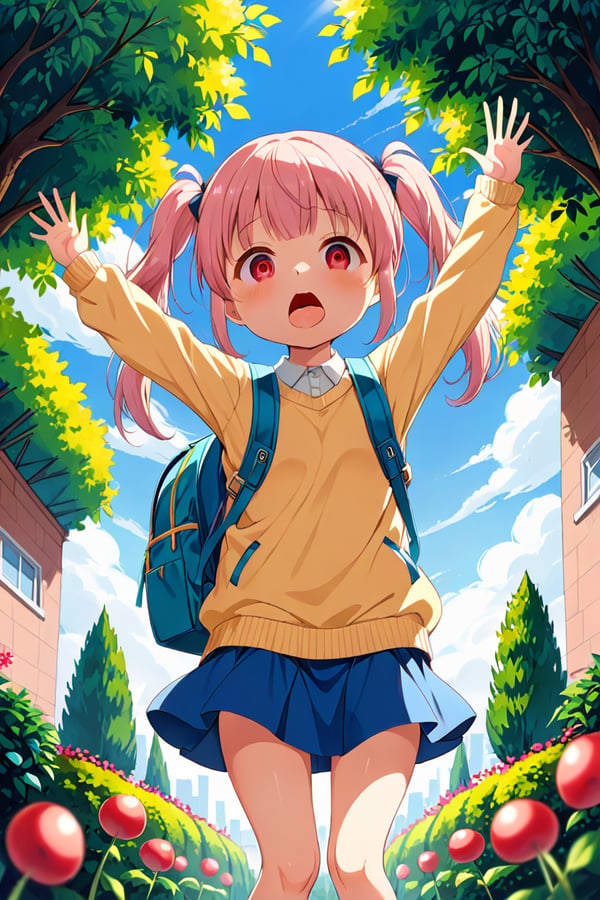 loli, lewd face, pink hair, re | image created by llilvr | Tensor.Art