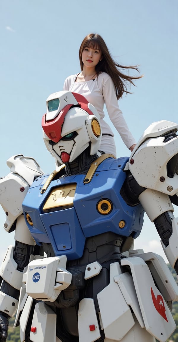 The 20-meter tall giant robot | image created by LocalGhost | Tensor.Art