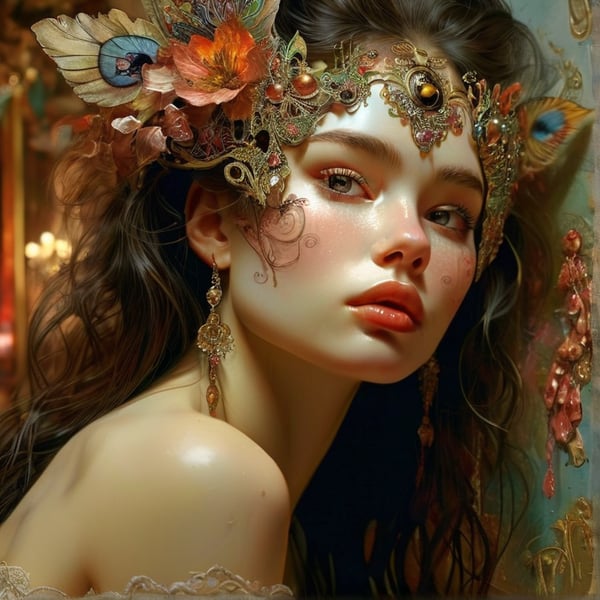 beautiful girl, remix @Stella | image created by bella_5532 | Tensor.Art