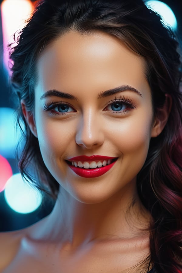 An upper body portrait, young, | image created by user ...