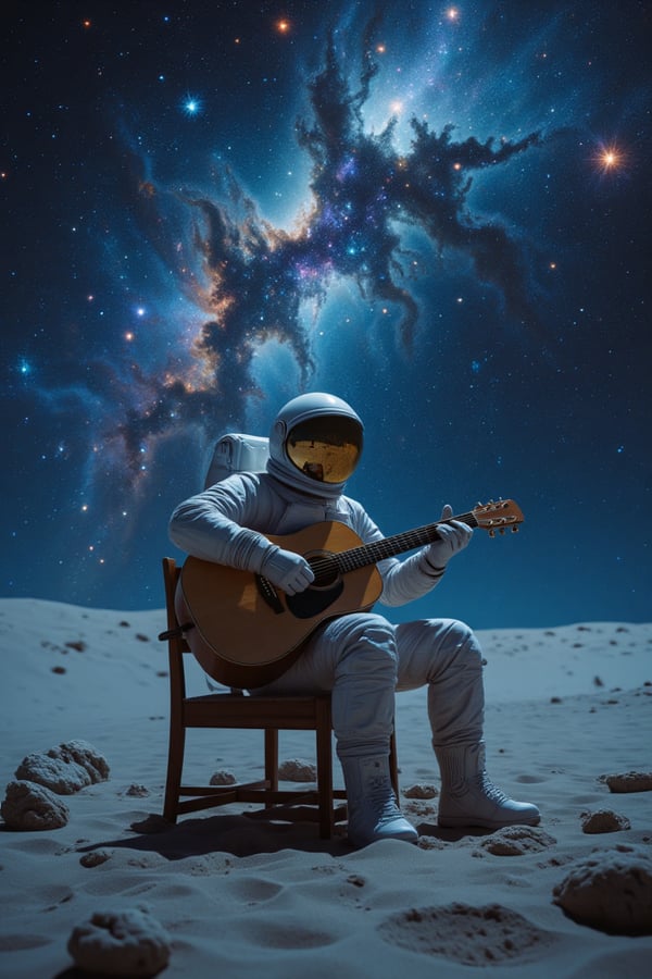Make Music Everywhere - Astron | image created by Aldomon | Tensor.Art
