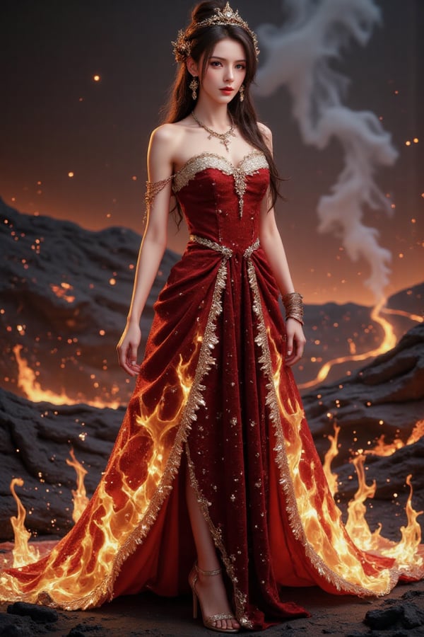 Inferno Queen: The Flame Awake | image created by Celestial Runway ...