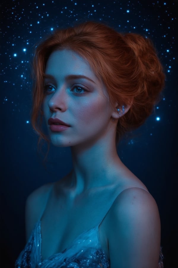 A woman with fiery red locks s | image created by user ...