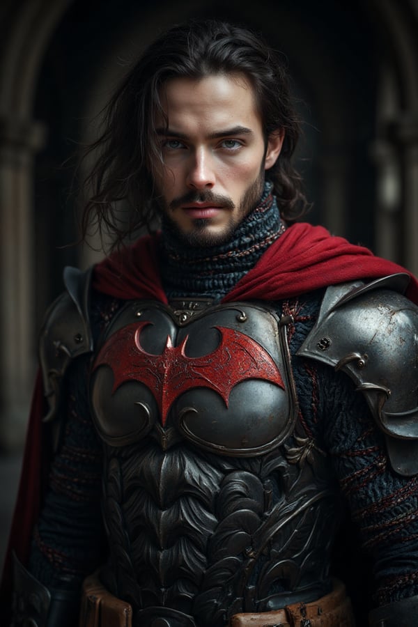 Batman in Medieval times | image created by PTEWBL_75 | Tensor.Art