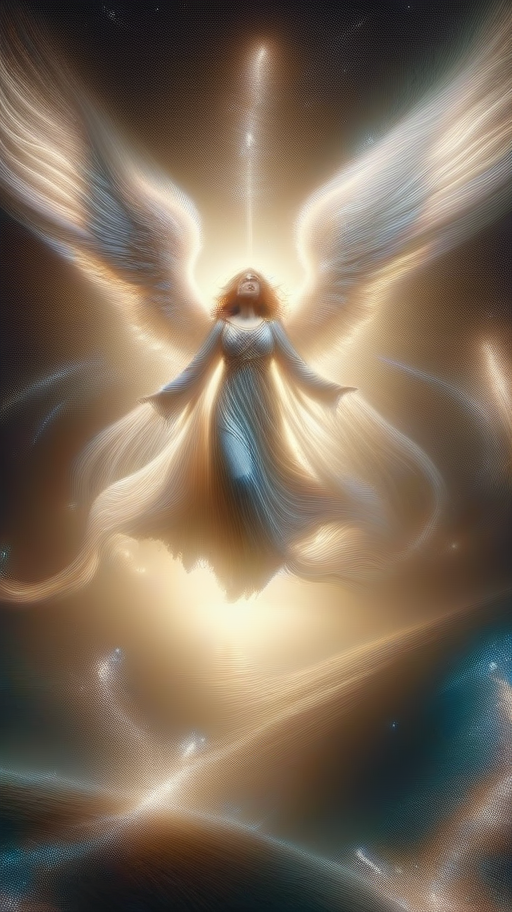 Angels returning home from lig | image created by Andromeda MCH ...