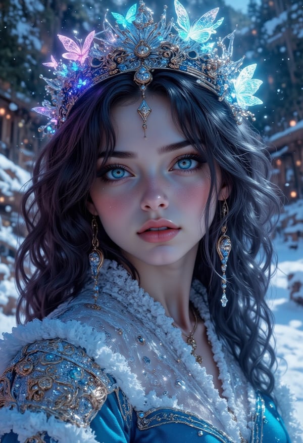 an ice princess 😀🌈 | image created by TinaNairiaShim | Tensor.Art