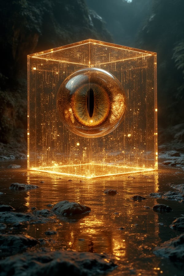 the eye of power 😀🌈 | image created by TinaNairiaShim | Tensor.Art