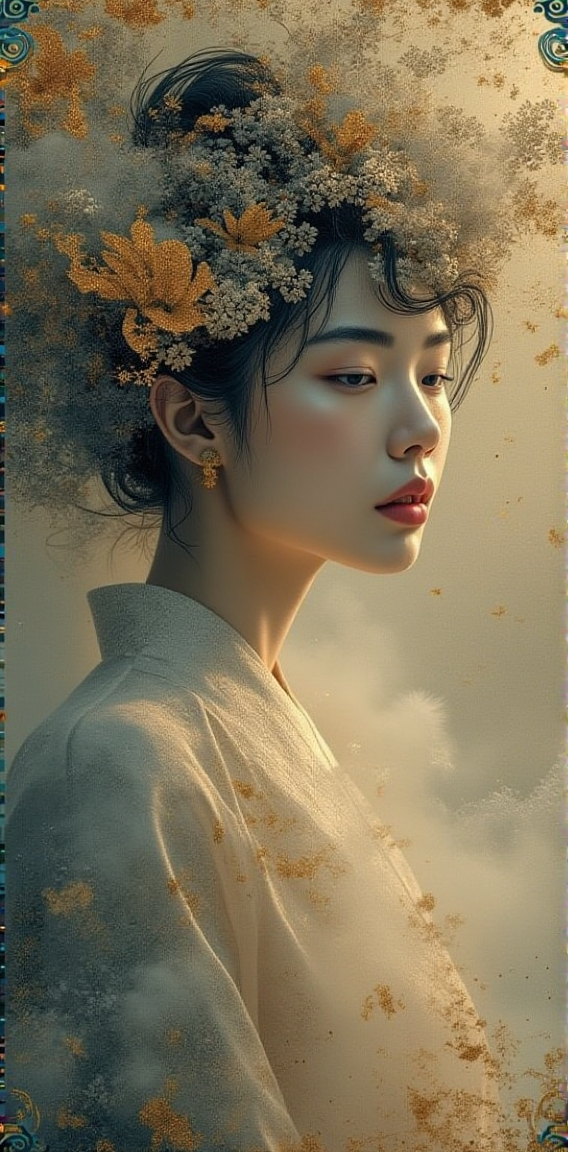 Luis Duarte Art - Misty Orient | image created by Marine gold | Tensor.Art