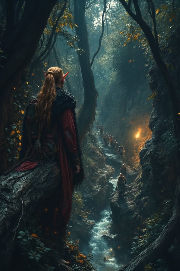 We're in a fantasy world, Elve | image created by ish | Tensor.Art