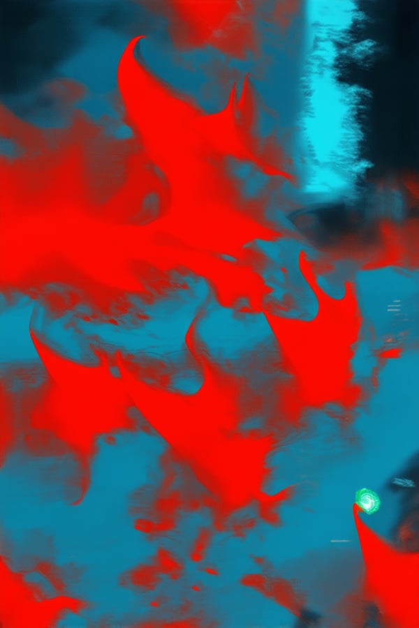 Red Fire Color | image created by user_762597428229769746 | Tensor.Art