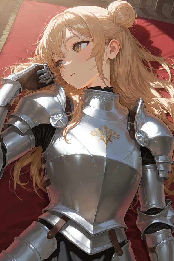 sleeping knight girl | image created by jm_jm | Tensor.Art