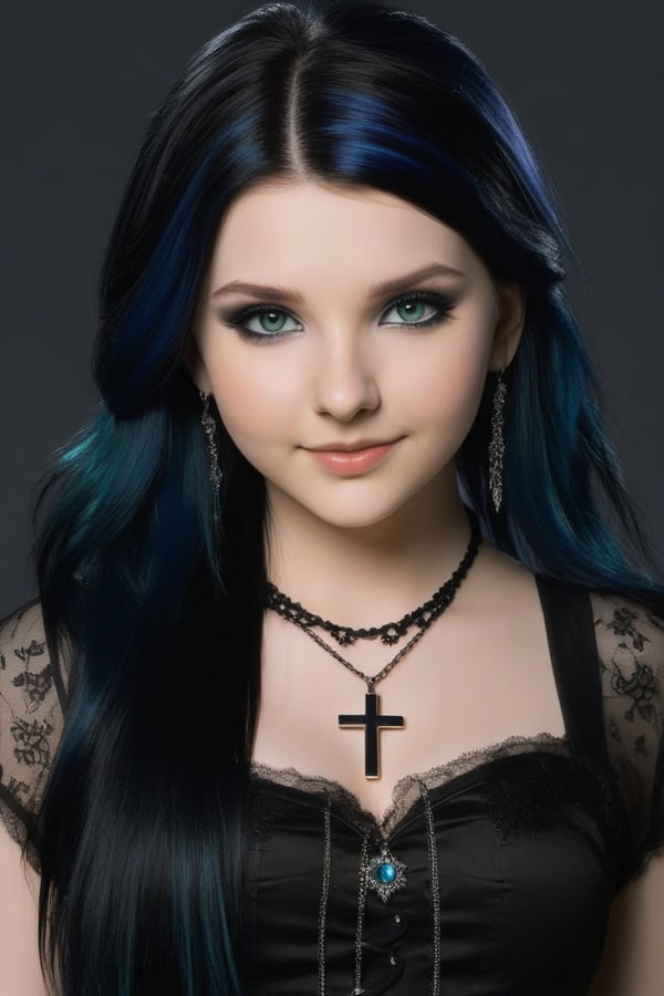 Goth girl, 1girl, solo, long h | image created by Jennifer | Tensor.Art