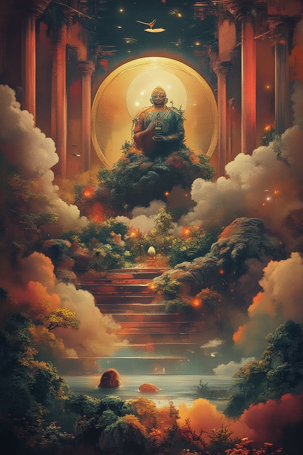 The Buddha told Mañjuśrī: I se | image created by user ...