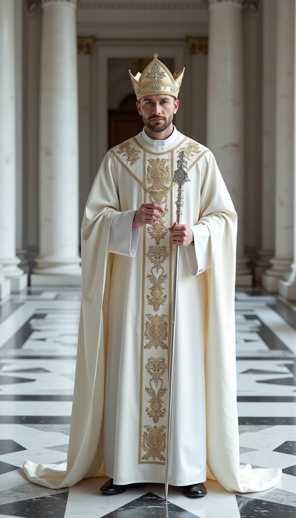 White Bishop | image created by JoJo | Tensor.Art
