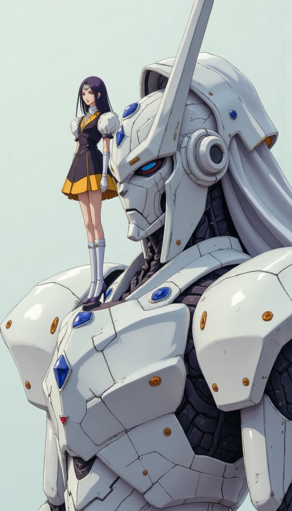 White Robot & Fatima | image created by JoJo | Tensor.Art