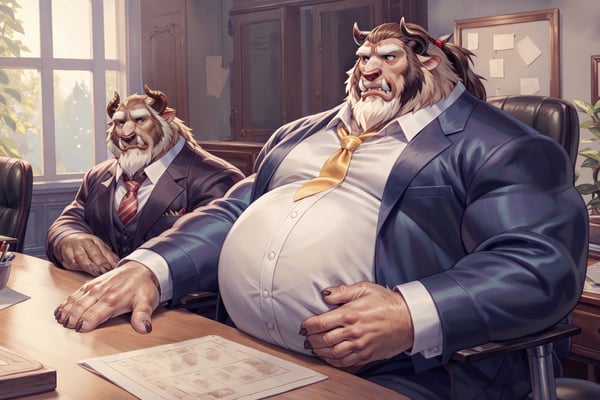 Professor Beast looking kinda. | image created by Degenerate_Katt ...