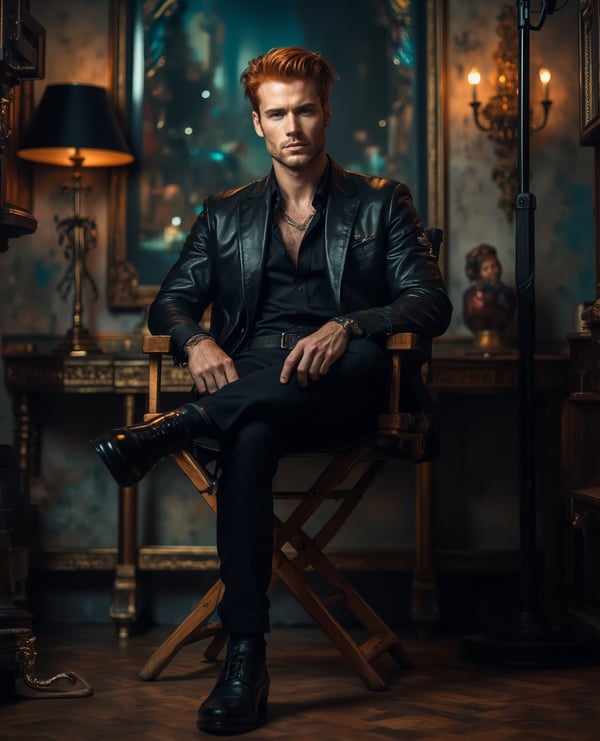 red head Irish man dressed in | image created by AlphaWorshipper ...