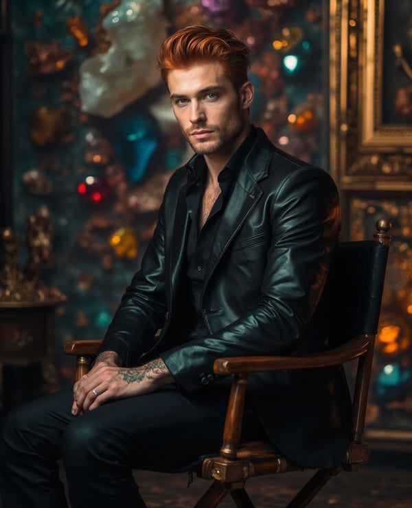 red head Irish man dressed in | image created by AlphaWorshipper ...