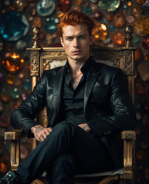 red head Irish man dressed in | image created by AlphaWorshipper ...