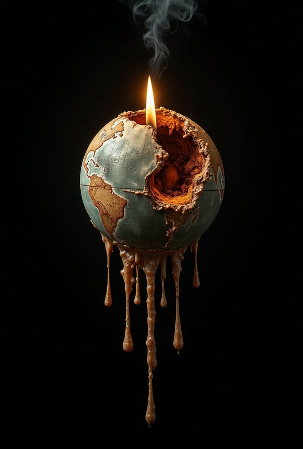 Worlds burn | image created by TT210 | Tensor.Art