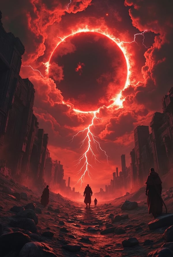 Apocalyptic eclipse | image created by TT210 | Tensor.Art