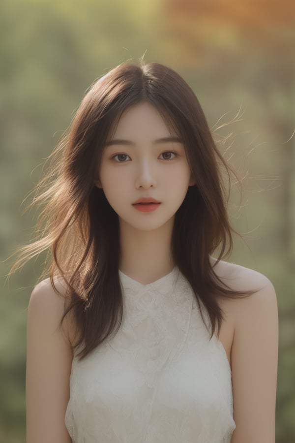 A stunning Korean girl poses c | image created by user ...