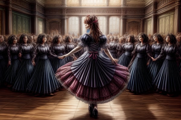 Cute Gothic Girl | image created by A Pimp Named Chimp | Tensor.Art