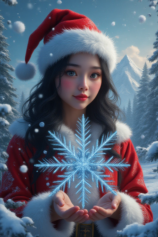 snow flake | image created by Ai_BayuSari | Tensor.Art