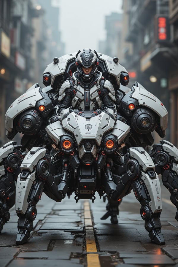 Mecha cyborg | image created by orenz | Tensor.Art